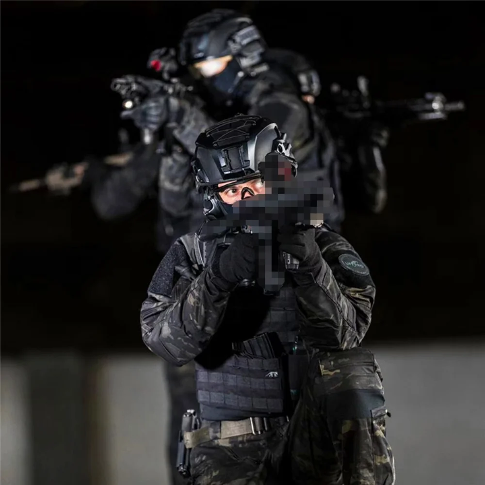 Tactical-Training-Instructor-Suit-Men-s-Outdoor-Sports-CS-Combat-Grid ...