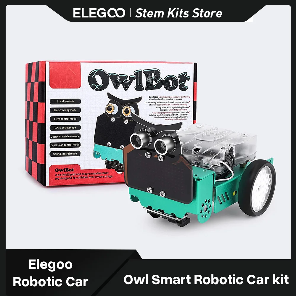 ELEGOO Owl Smart Robotic Car Kit with Nano V4,Line Tracking Module ...