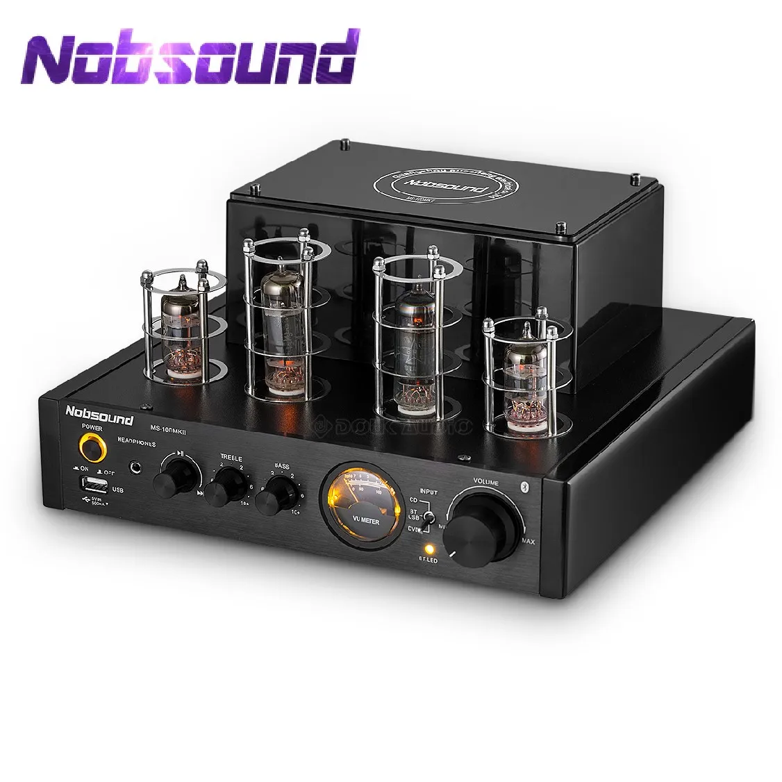 Nobsound HiFi Bluetooth Valve Tube Power Amplifier Headphone Amp Music ...