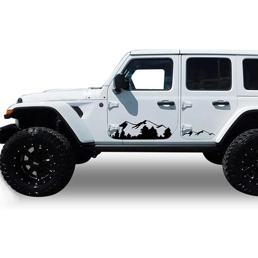 2PCS-Car-Door-Side-Stickers-For-Jeep-Renegade-Patriot-Wrangler-JK-JL ...