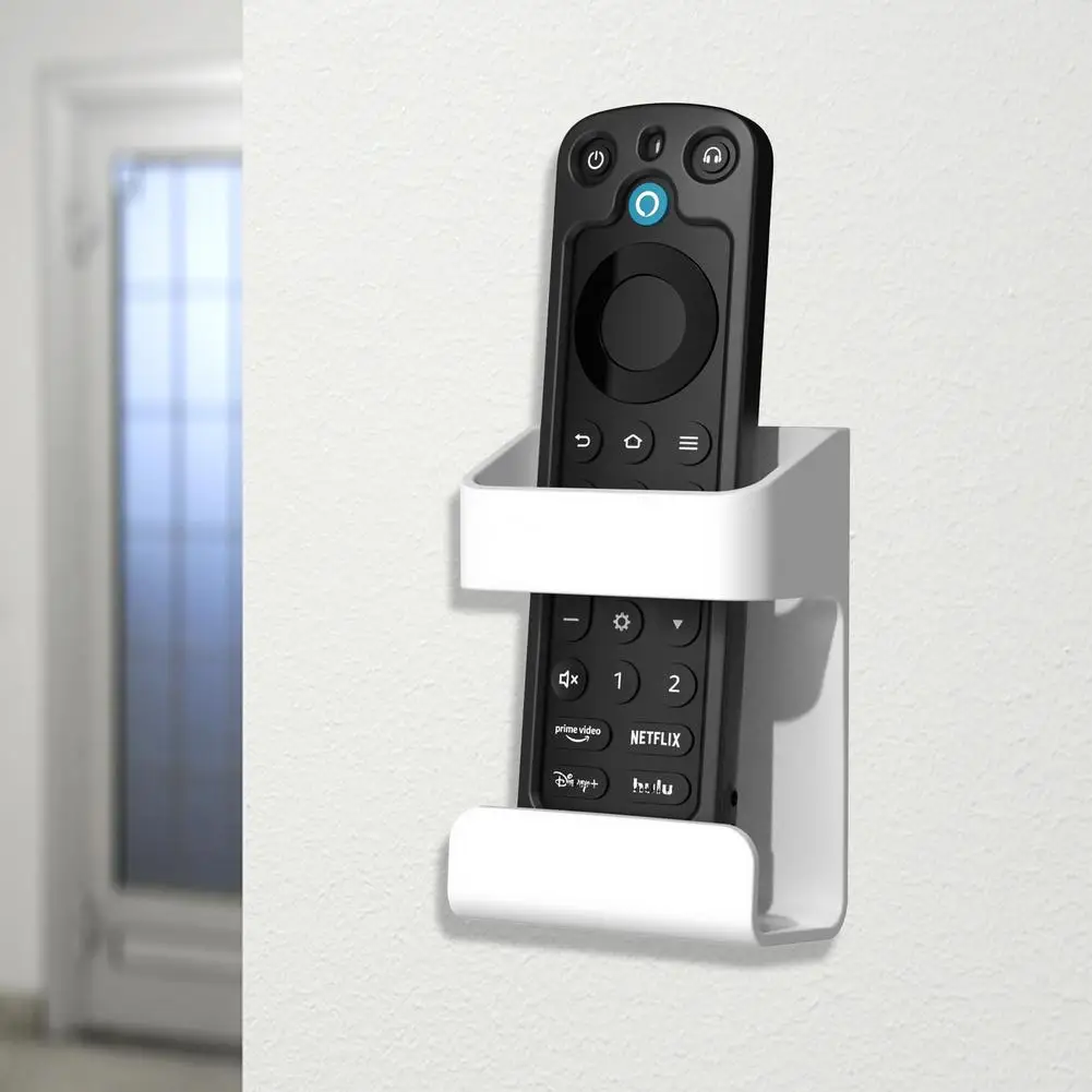 Wall-Mounted-Remote-Control-Holder-Organizer-Self-Adhesive-Storage-Rack ...