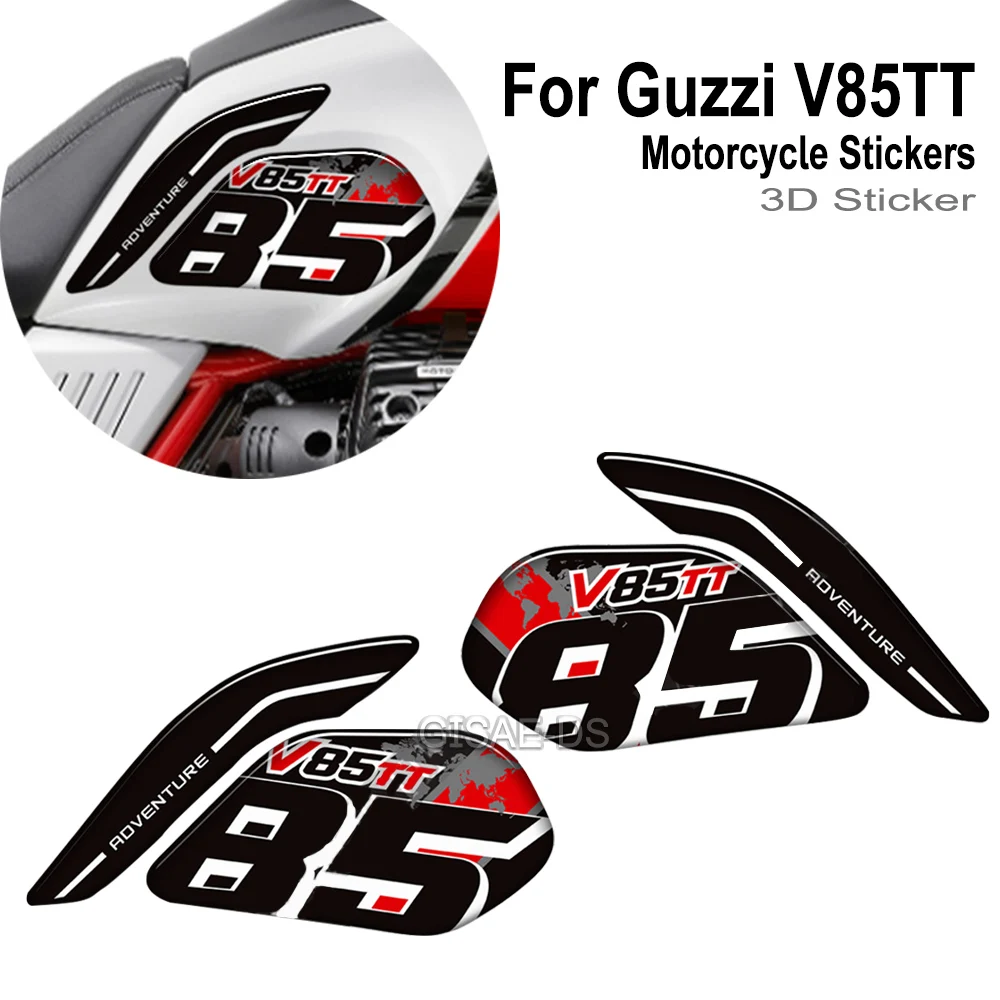 For Moto Guzzi V85TT V85 TT Motorcycle Accessories 3D Epoxy Resin Tank ...