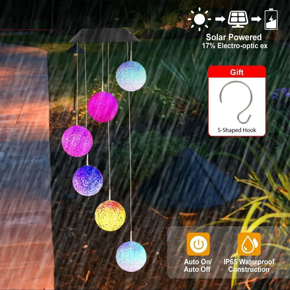Solar-Wind-Color-Changing-LED-String-Lights-Hanging-Pendant-With-S ...