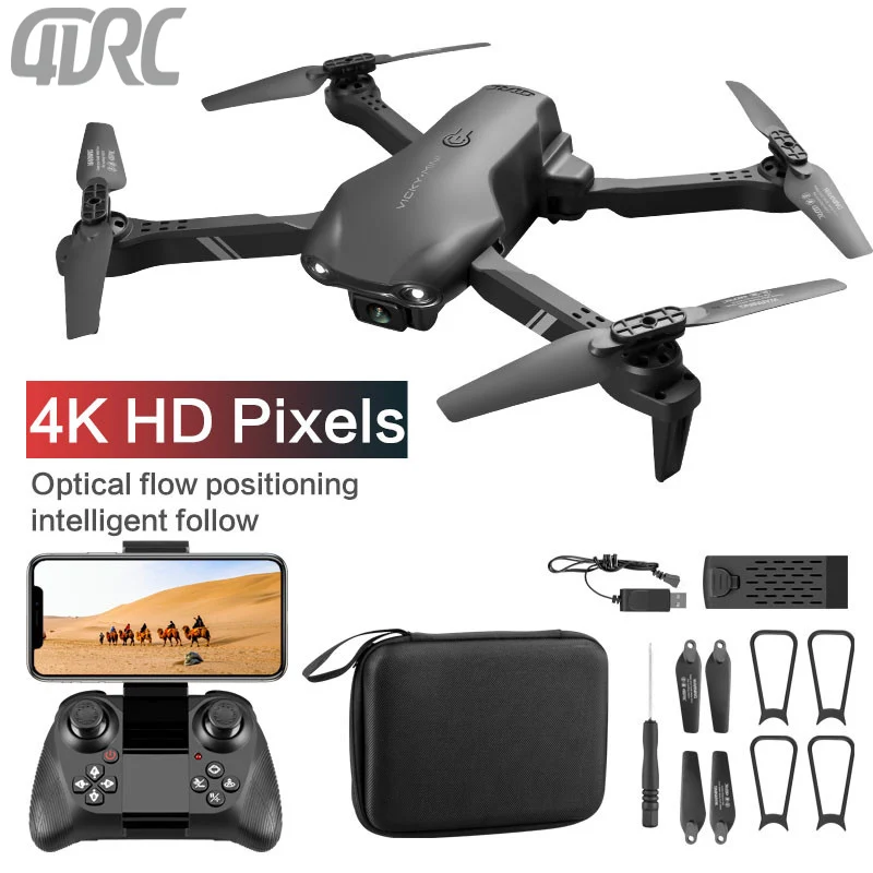 4drc 2021 New Mini Drone With Wide Angle Hd 4k 1080p Dual Camera Wifi ...
