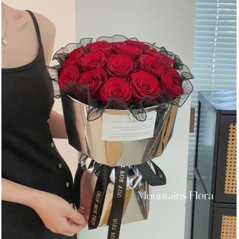 20pcs-Flower-Wrapping-Paper-New-Metallic-Aluminized-Art-Paper ...