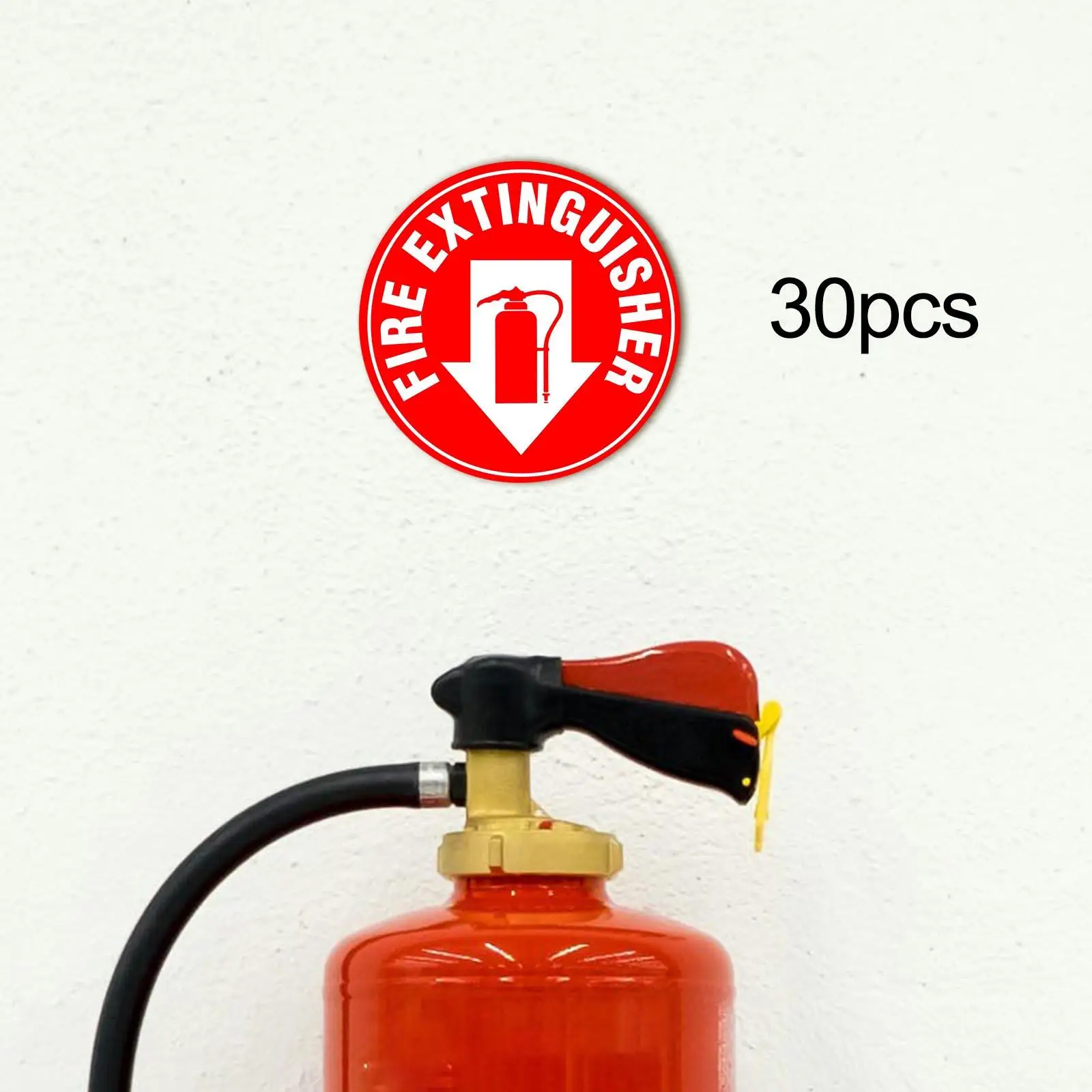 30x-Fire-Extinguisher-Stickers-Signs-Waterproof-Self-Sticky-Decals ...