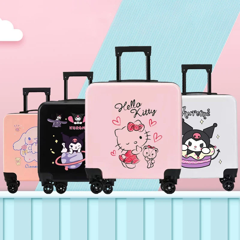 Sanrio-Kuromi-Hello-Kitty-Luggage-Case-20-Inch-Anime-Cinnamoroll-Cute ...