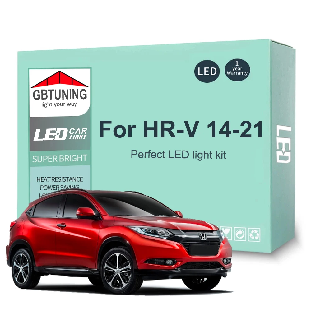 12Pcs Cars Accessories For Honda HR-V HRV 2014 2015 2016 2017 2018 2019 ...