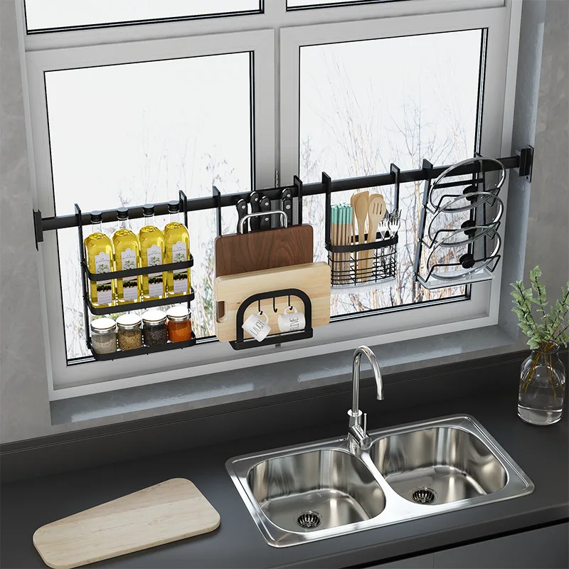 Kitchen Seasoning Dishes Racks Chopsticks Cages Pot Cover Racks ...