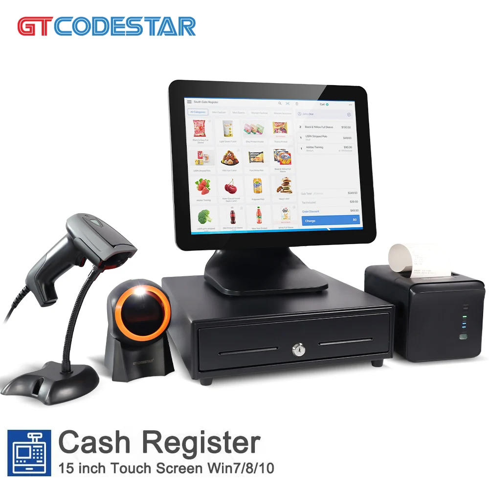 Desktop-POS-Computer-Cash-Register-Touch-Screen-All-in-One-POS-System ...