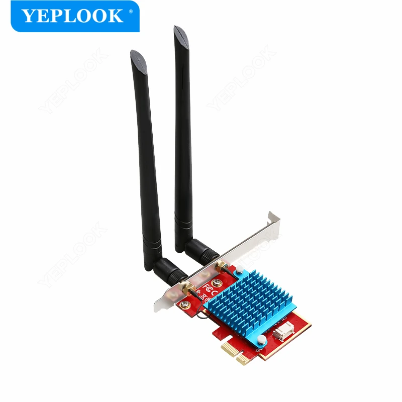 2 In 1 Wifi+bluetooth Pcie 1x To M.2 Ngff Wifi Wireless Adapter Card ...