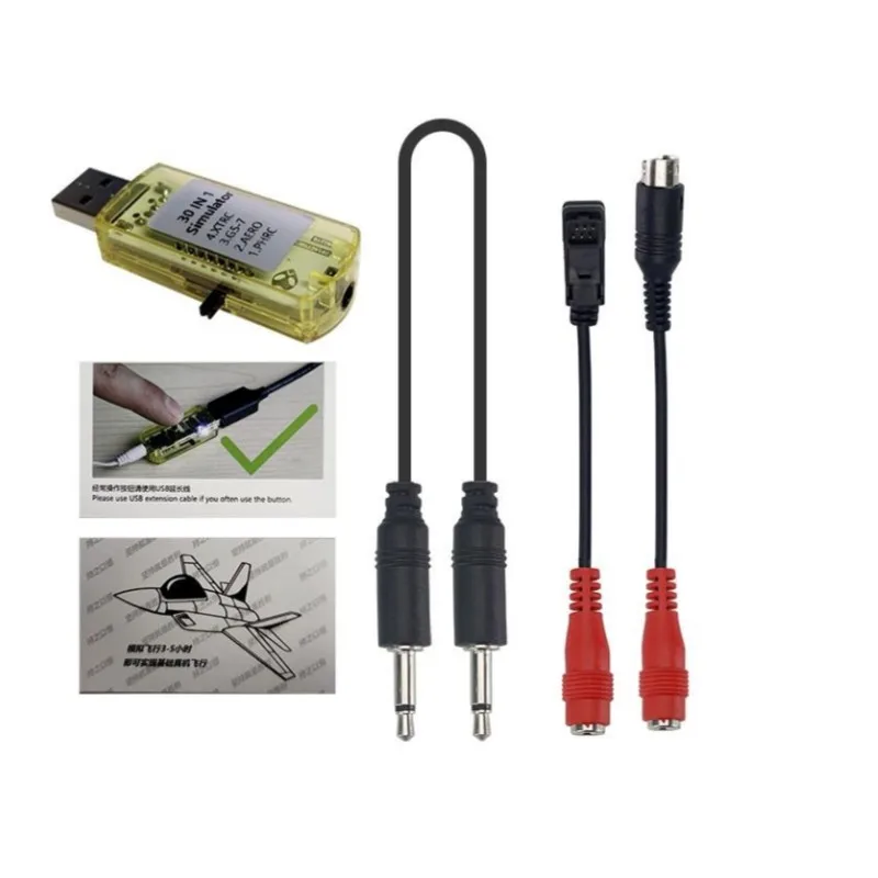 30-In-1-Rc-Usb-Flight-Simulator-With-Cables-For-G7-Phoenix-5-0-Aerofly ...