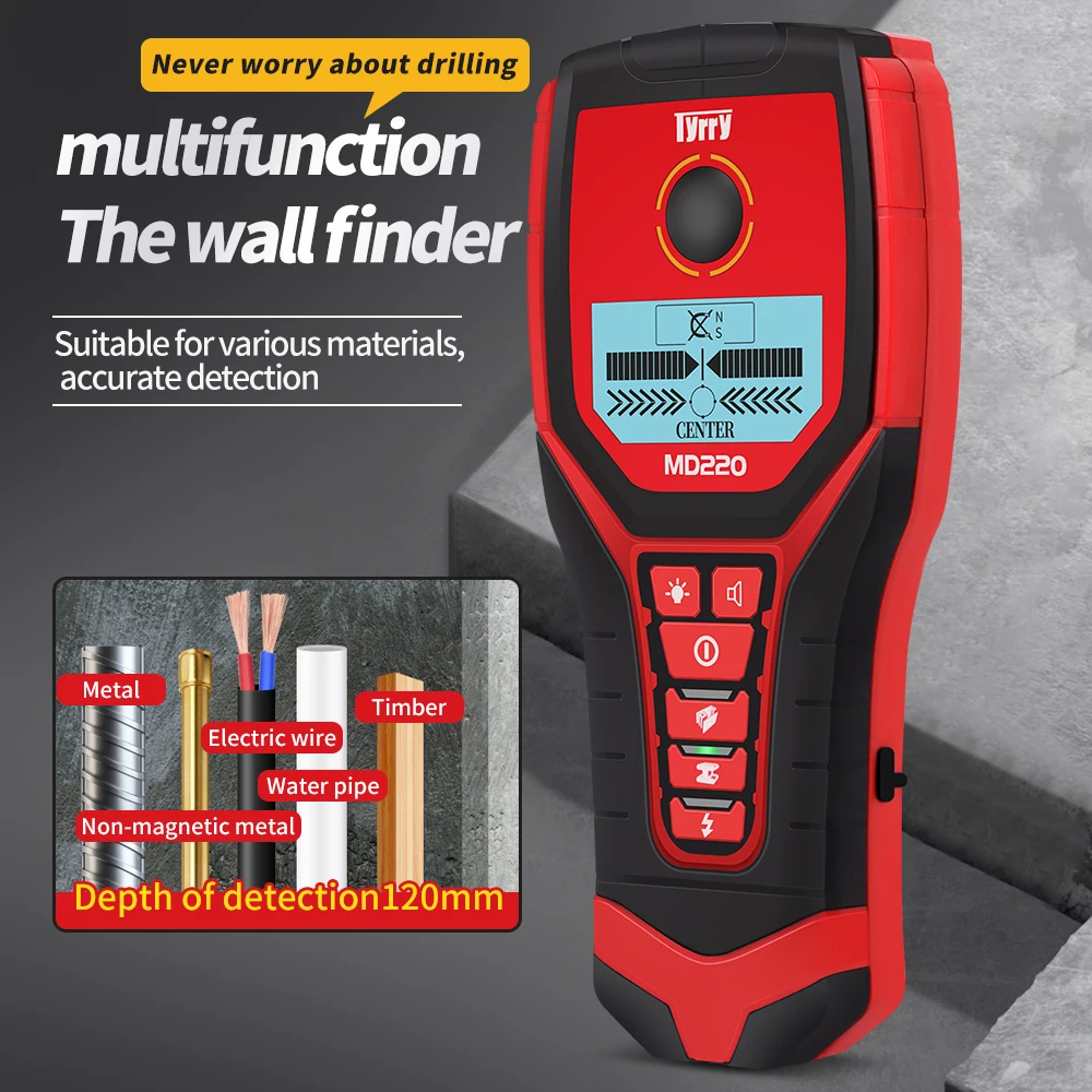 5-in-1-Wall-Stud-Finder-Multifunction-Wall-Wire-Detector-PVC-Water-Pipe ...