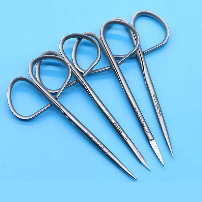 Twisted Handle Tissue Separating Scissors Peeling Scissors Eyelid ...