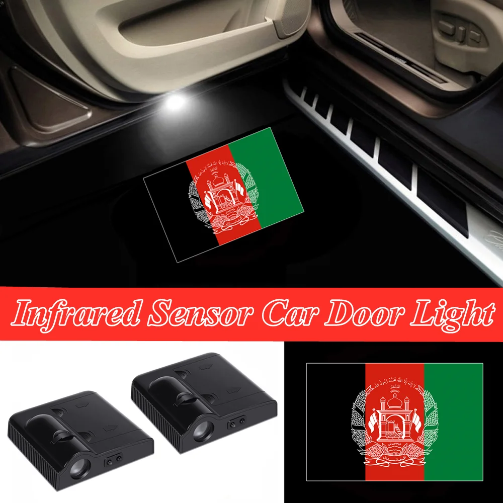 2pc-Wireless-3D-LED-Afghanistan-Flag-Logo-Car-Door-Welcome-Laser ...