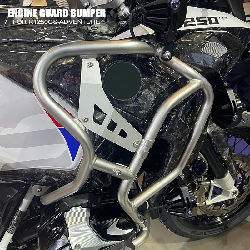 Motorcycle-Upper-Crash-Bar-Extensions-Engine-Guard-Bumper-Protectoion ...