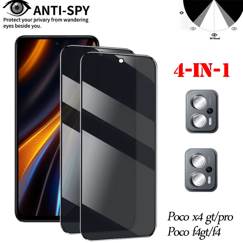 Glass Screen Protector | Glass Tempered Glass | Privacy Poco F4 | X4gt ...
