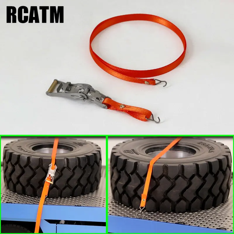 Wrecker Rope Tightener Fastening Belt Binding for 1/14 Tamiya RC Truck ...