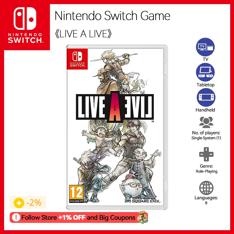 Nintendo Live A Live Switch Game Deals Nintendo Switch Live A Live For ...