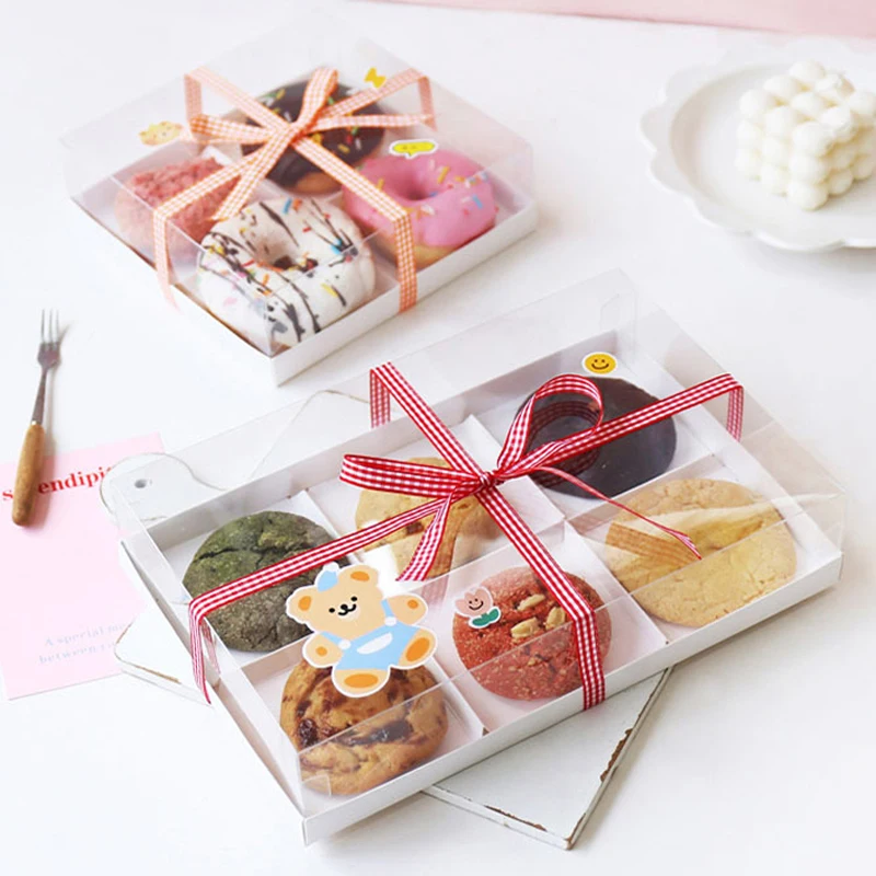 5pcs-4-6-Grids-Donuts-Transparent-Packing-Box-Mousse-Cake-Dessert-Boxes ...