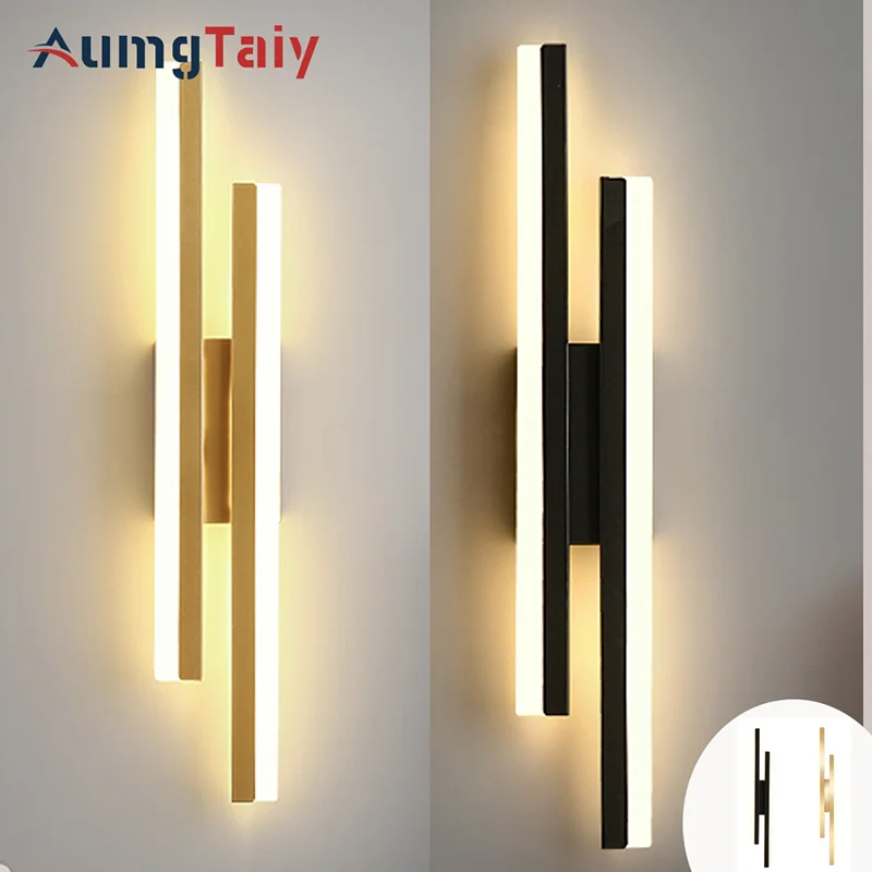 Bedroom Line Strip Wall Light Nordic Minimalist Stylish Modern LED Wall ...
