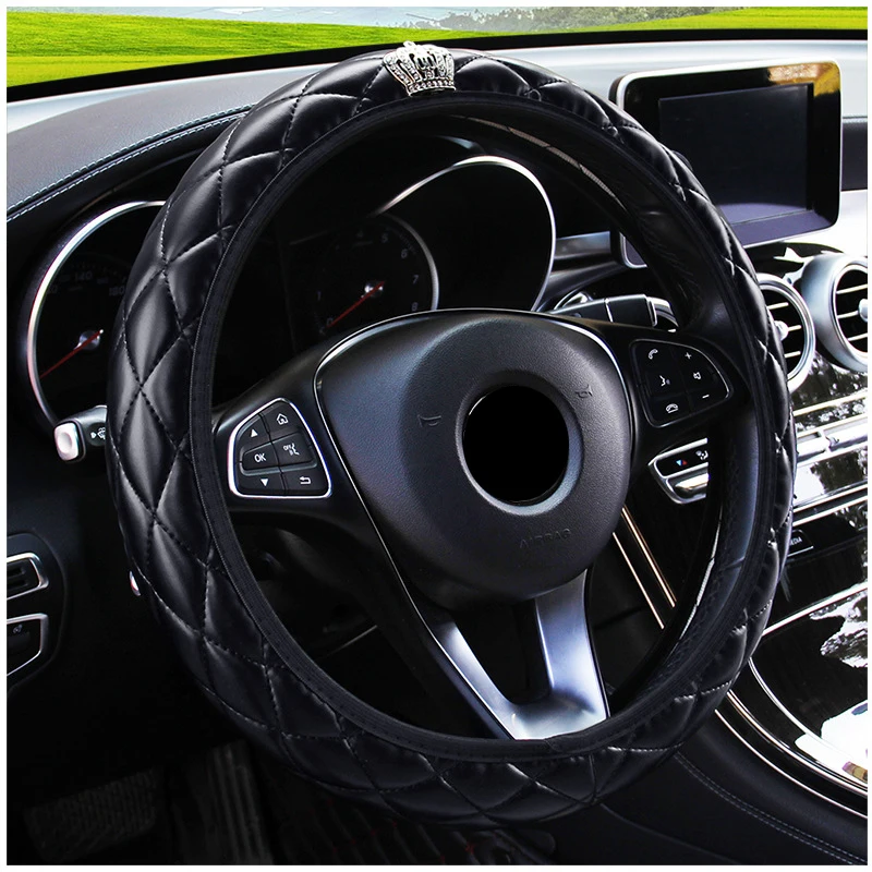 Steering-Wheel-Cover-Crystal-Crown-Steering-Covers-Car-Interior ...