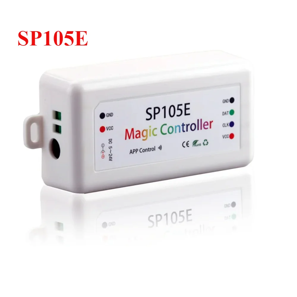 SP105E-Magic-Controller-Dc5-24V-Blue-tooth-Music-RF-Remote-Pixels-Led ...
