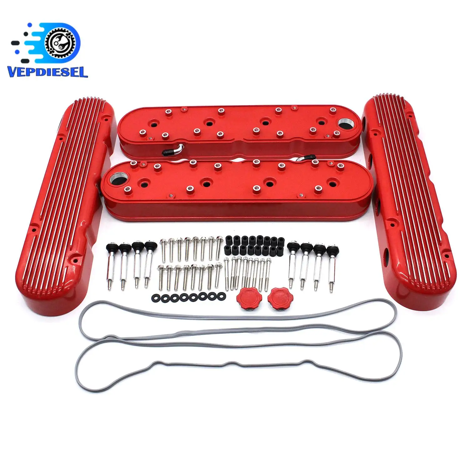 2pcs-Gloss-Red-Valve-Covers-For-LS-Chevy-LS1-LS2-LS3-LSX-241-183 ...