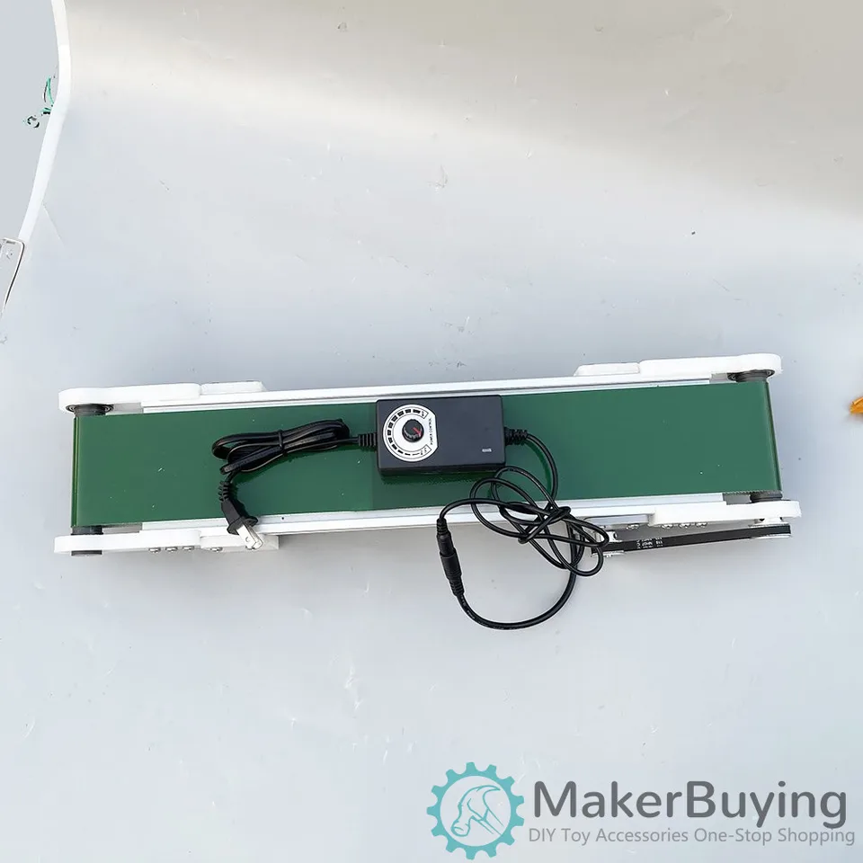 Conveyor Belt Model 12V DC Desktop – Speed Adjustable 0-116 RPM For ...