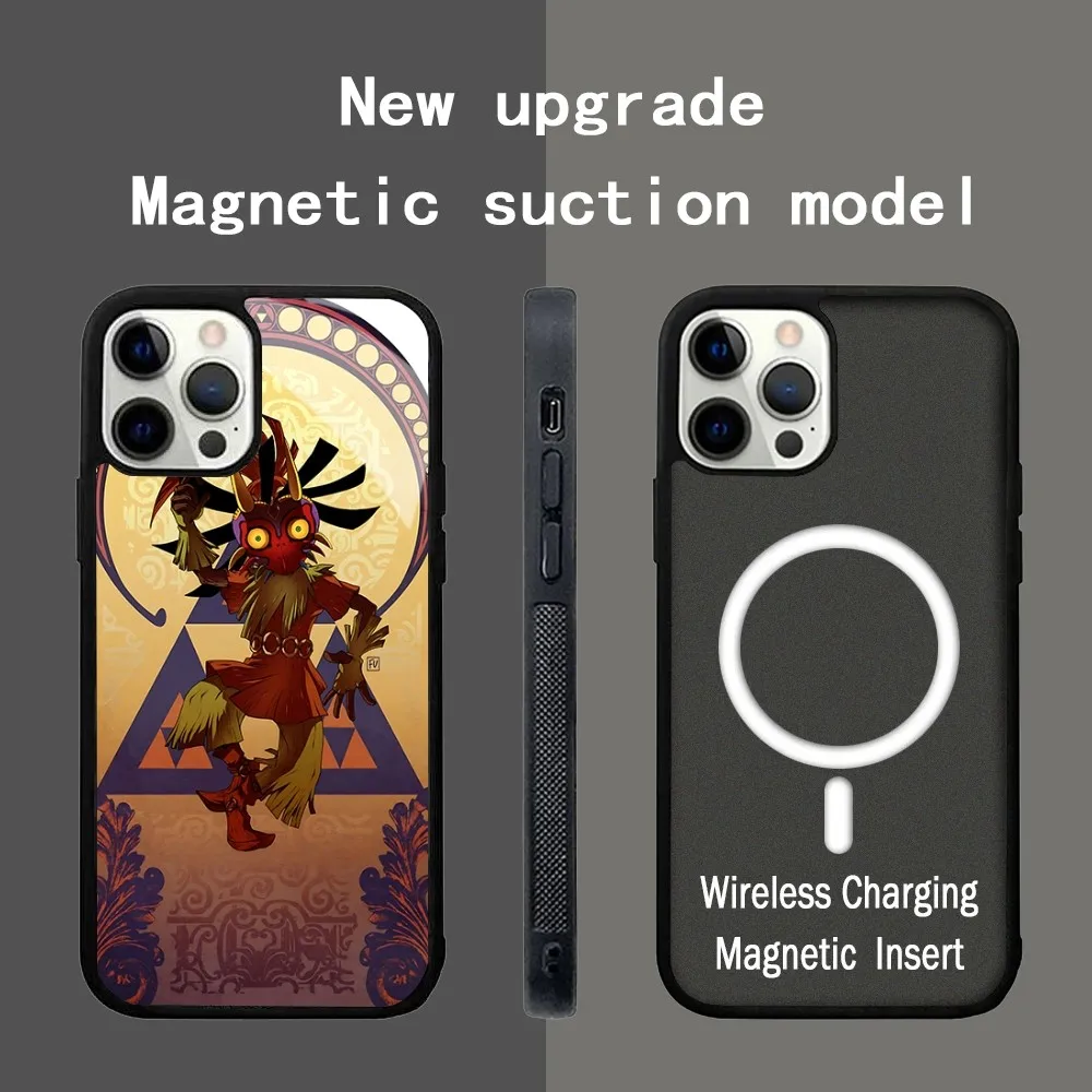 Legend-Of-z-zeldas-funda-de-tel-fono-magn-tica-fuerte-para-IPhone-15-14 ...