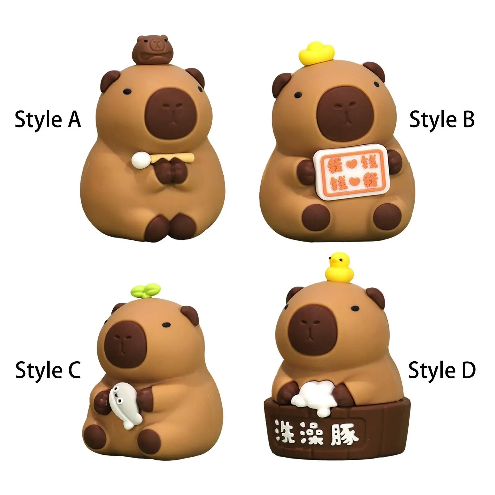Capybara-Statue-Cute-Crafts-Centerpiece-Car-Dashboard-Decoration-Animal ...