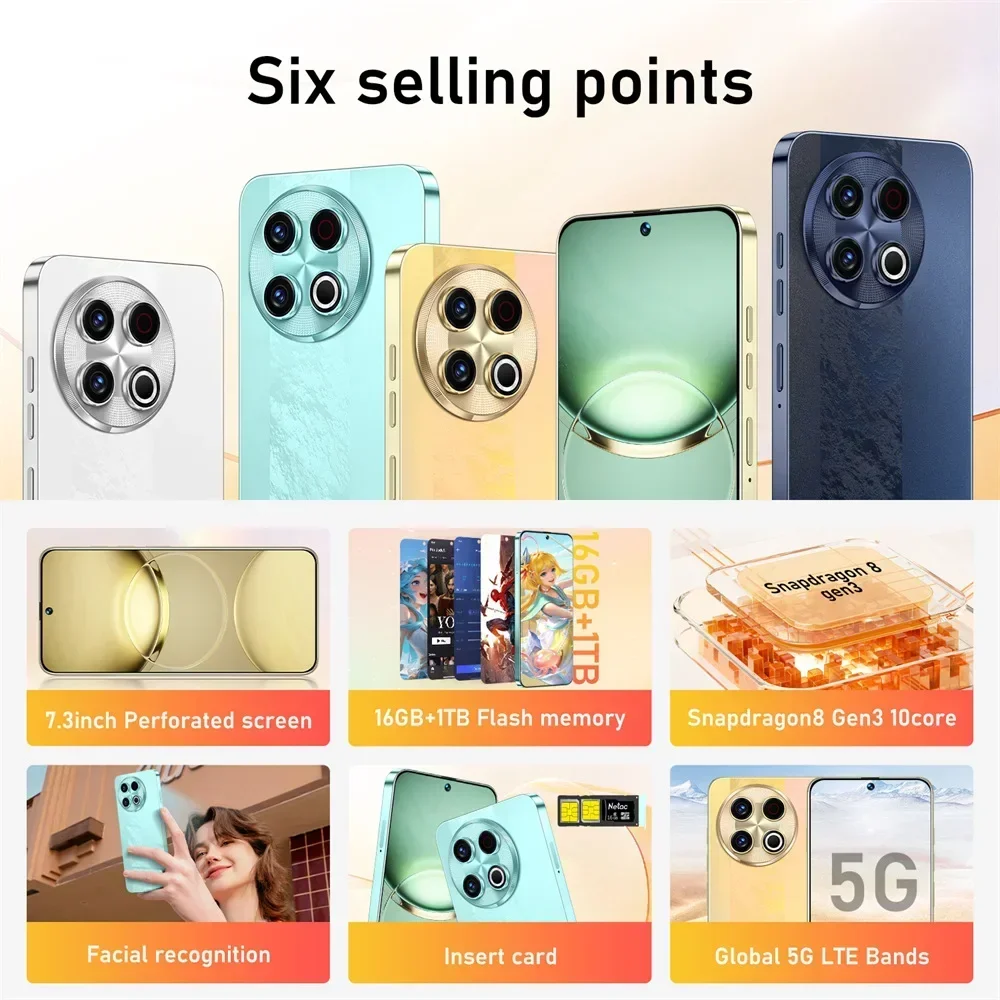 Smartphone Xiaomi 2025 Ultra 15G 5HD 7.3 Go + 22 To 2 8000 mAh Android Double SIM Version ...