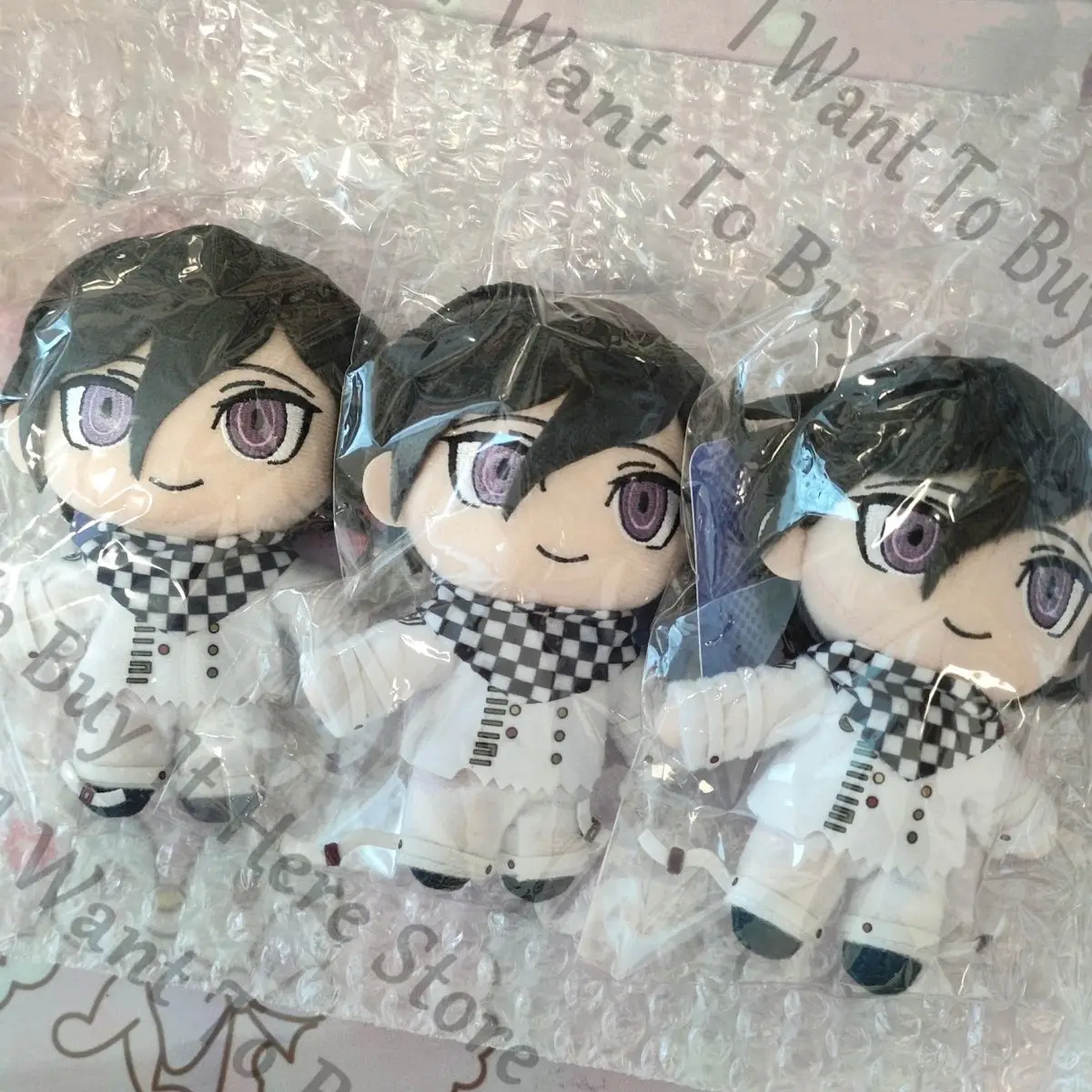Anime Danganronpa Kokichi Ouma Cosplay Cartoon Puppet Keychain ...