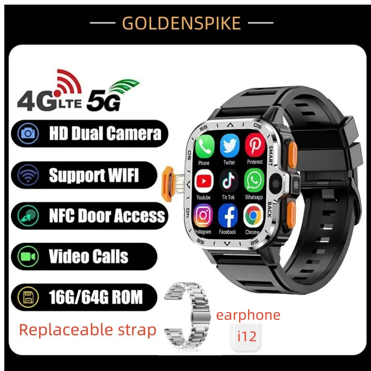 4G-5G-NET-Smart-Watch-2-03-inch-Quad-core-CPU-HD-Dual-Camera-Android ...