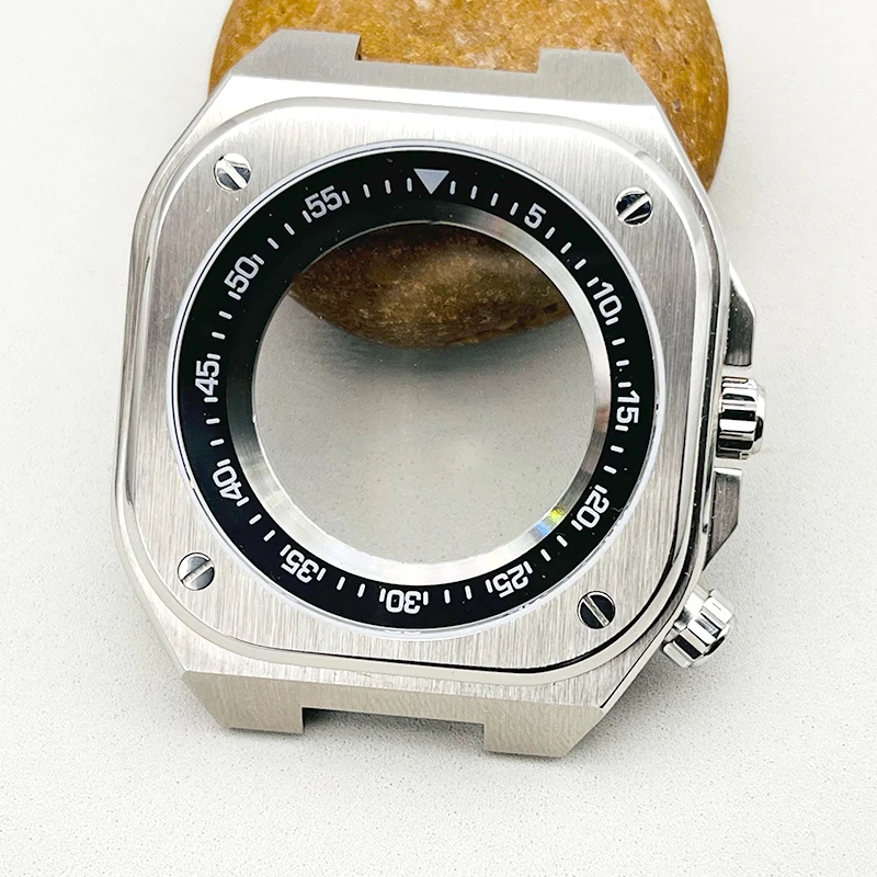 42mm-Modify-New-Design-Rotatable-Chapter-Ring-Square-Watch-Cases ...