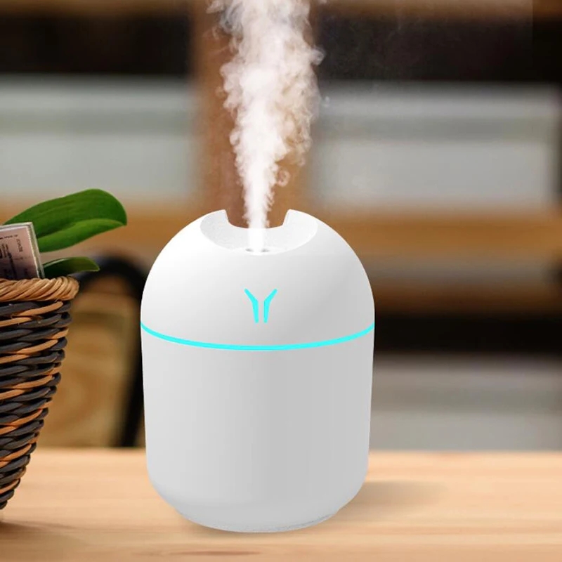 250ML USB Mini Air Humidifier Aroma Essential Oil Diffuser For Home Car Ultrasonic Mute Mist ...