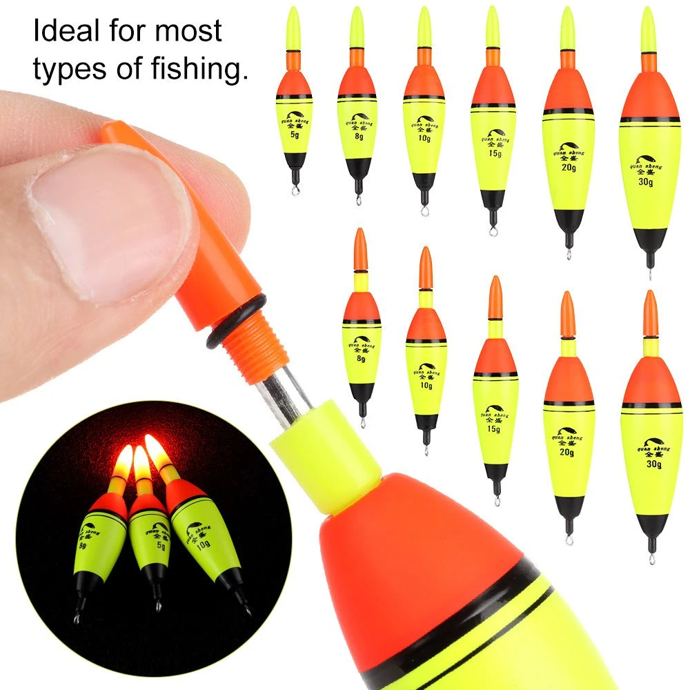 Fishing Floats Bobber Buoyancy | Plastic Electronic Light Stick - High ...