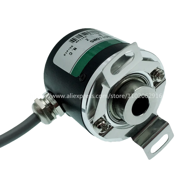 Hollow-shaft-photoelectric-rotary-encoder-ZKP3808-1000-pulse-1000-wire ...