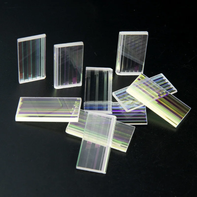5pcs-Rectangle-Prism-Dichroic-Prisma-Stained-Glass-Optical-Experiment ...