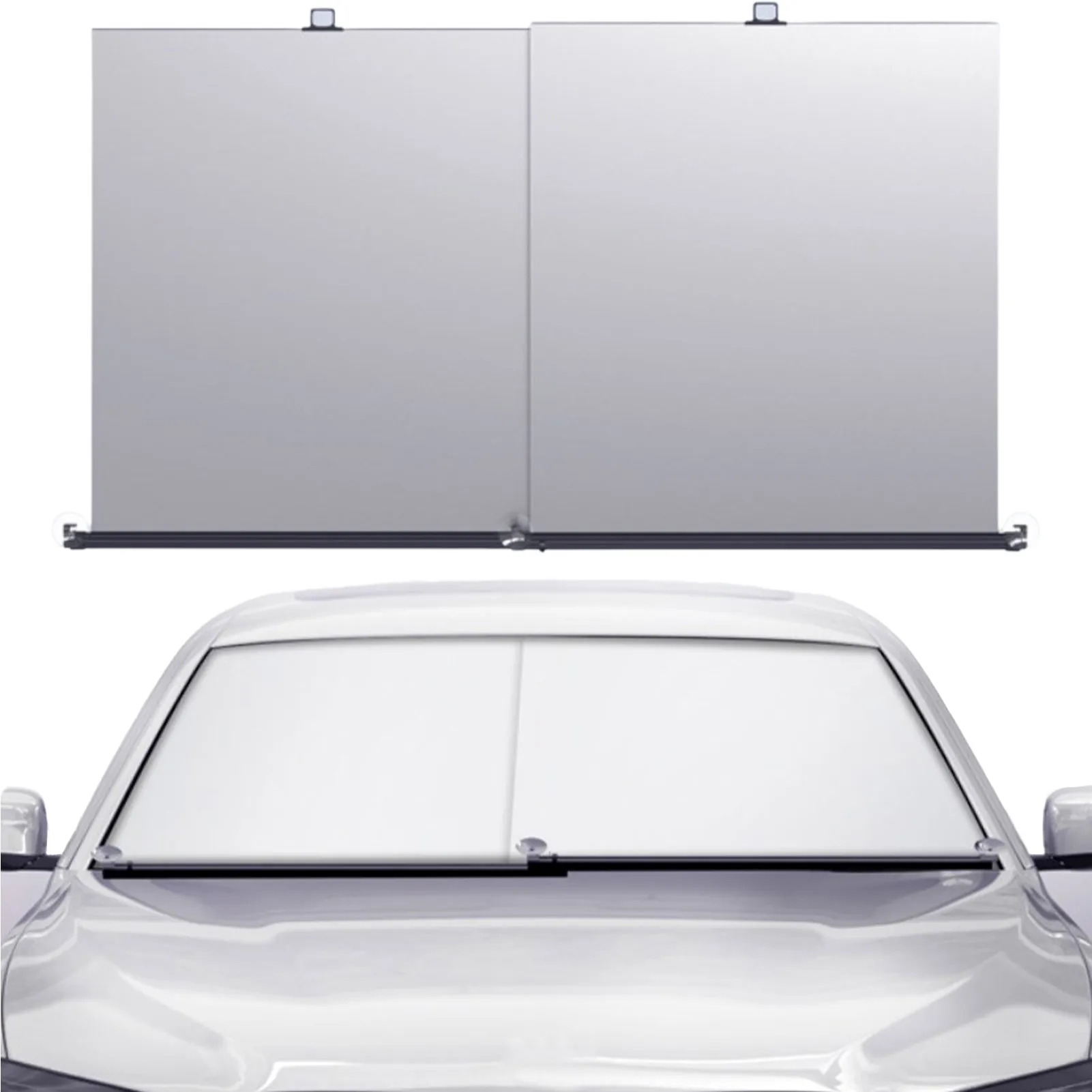 Retractable Windshield Sunshade Car Sun Visor Foldable Auto Sunshade ...