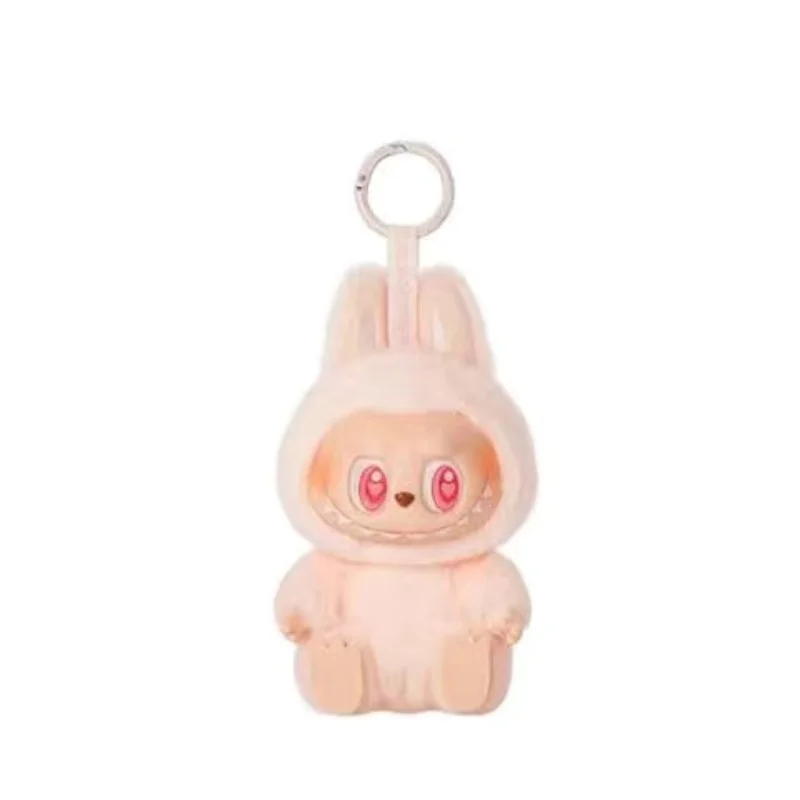 Figura de acción con colgante de labubu rosa y verde de la serie ...