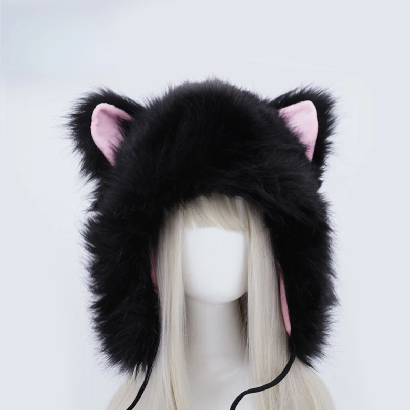 Fuzzy Cat Ear Hats