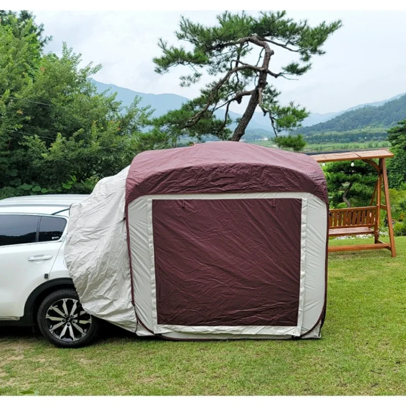 New One Button Popup Camping Car Tail Tent Folding Large Space Outdoor ...