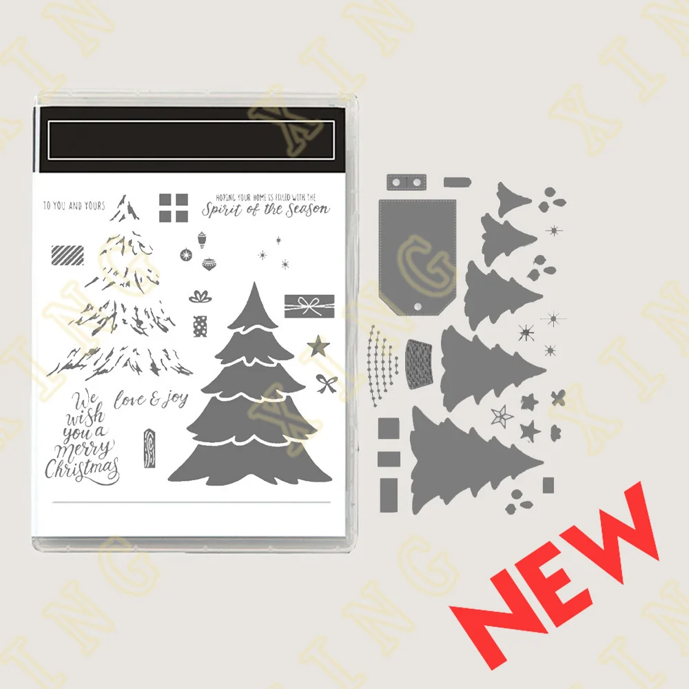 Christmas-Tree-Clear-Stamps-and-Metal-Cutting-Dies-Sets-for-DIY-Craft ...