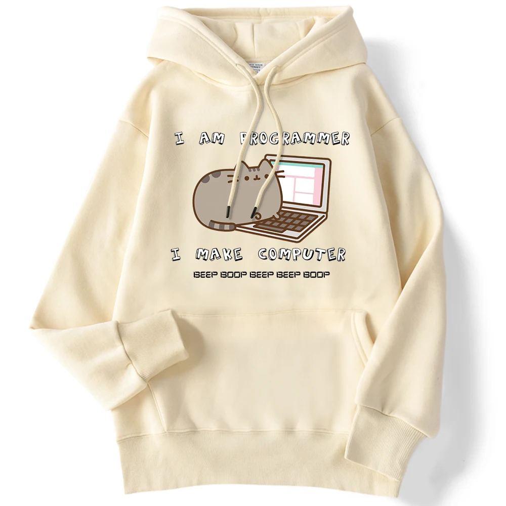 Sporty-Women-s-Sweatshirt-I-Am-Programmer-I-Make-Computer-Printed ...