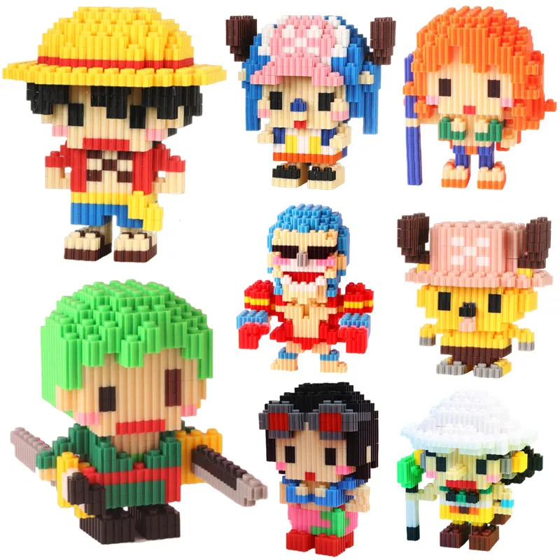 Mini-bloques-de-construcci-n-de-Anime-Luffy-Joe-Ba-Sorong-Chopper ...