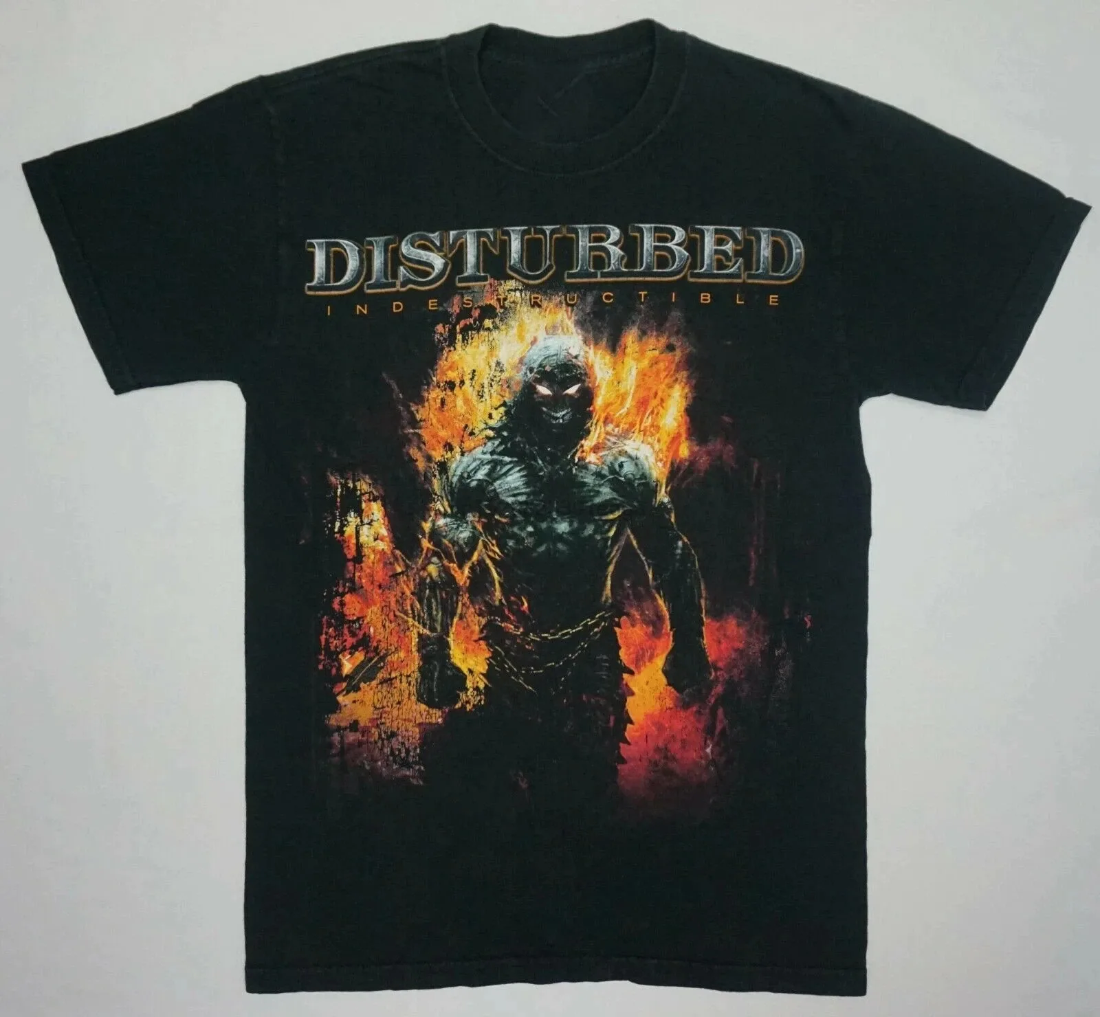 Retro Indestructible Disturbed Shirt Classic Black Unisex Size S-5XL ...
