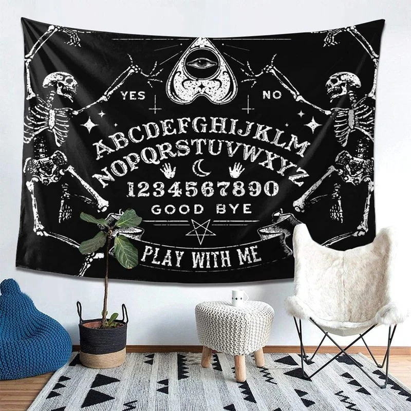 Home-Decor-Ouija-Board-Tapestry-Vintage-Wall-Art-Wall-Hanging-Blanket ...