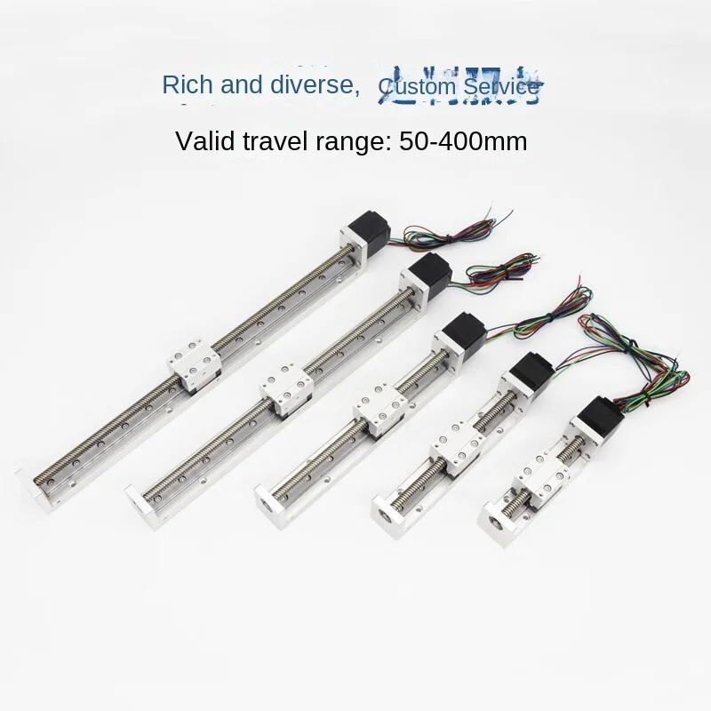 40-Module-Sliding-Table-Guide-Rail-Stepping-Screw-Micro-Workbench ...