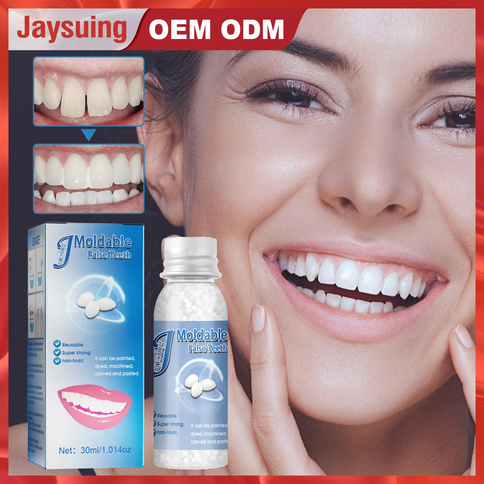 10-20-30ML-Temporary-Tooth-Repair-Dental-Resin-Shapeable-Teeth-Glue ...